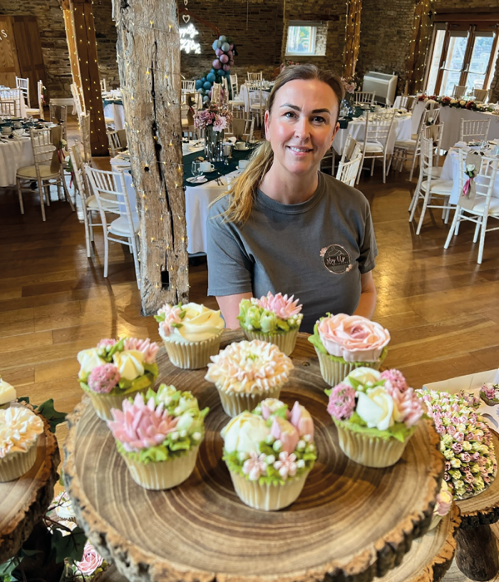 Wakefield Baker Nikki Lumb Shows us How to Make Beautiful Flower Cupcake Icing | Living North